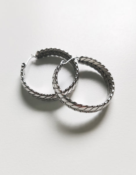 Hera Hoops In Silver – Hailwood