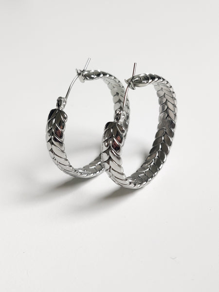 Hera Hoops In Silver – Hailwood