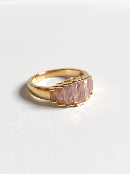 Bugatti Deco Ring - Rose Quartz – Hailwood
